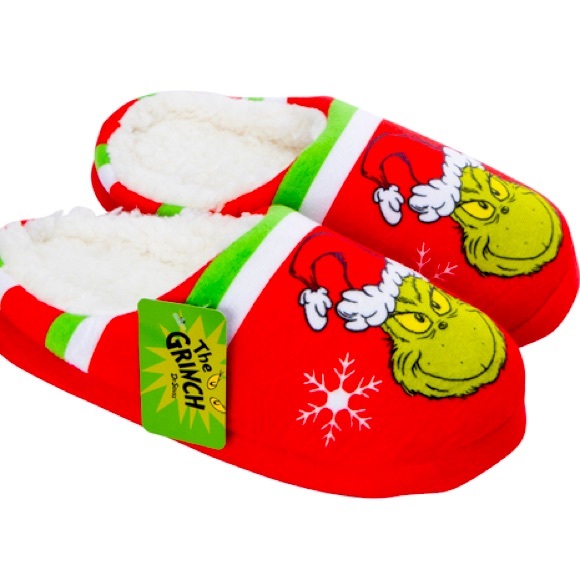 Dr. Seuss | Shoes | Dr Seuss The Grinch Slippers | Poshmark